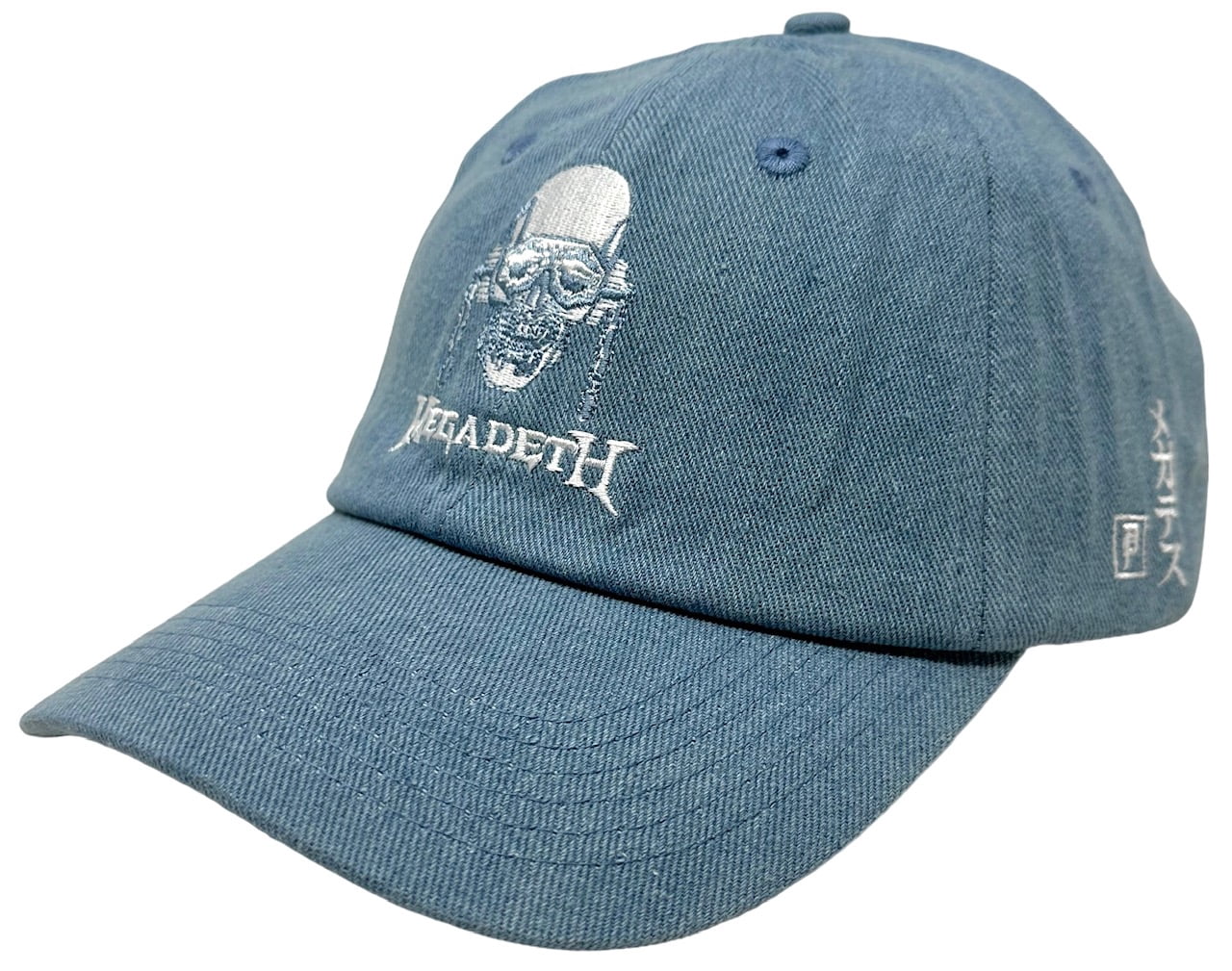 Primitive Skate Men's X Megadeth Vic Strapback Hat Cap (Denim ...