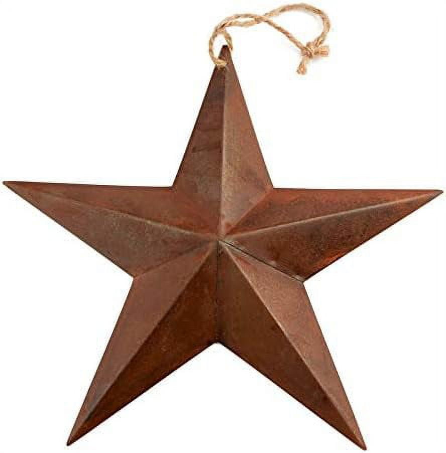 Primitive Tin Barn Star | 3 Pieces - Walmart.com