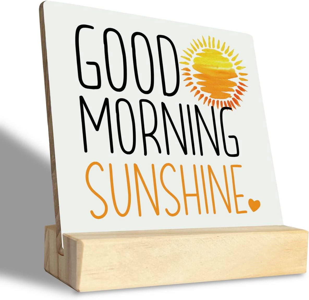 Primitive Wooden Table Sign, Good Morning Sunshine, Plaques Gift With ...