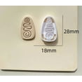 Primitive tribal symbols mini soft pottery Handmade Earrings mold high ...