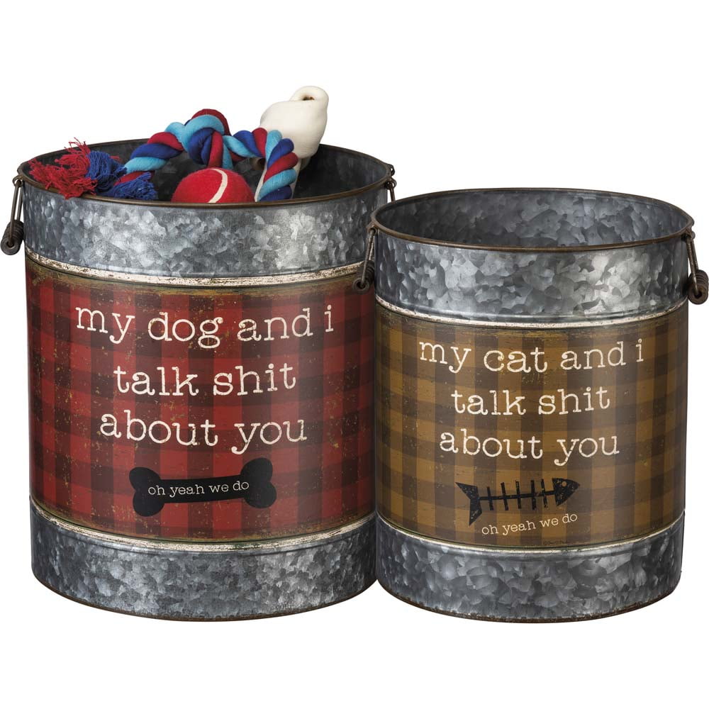 Primitives Bucket Set - About You Dog and Cat - Walmart.com