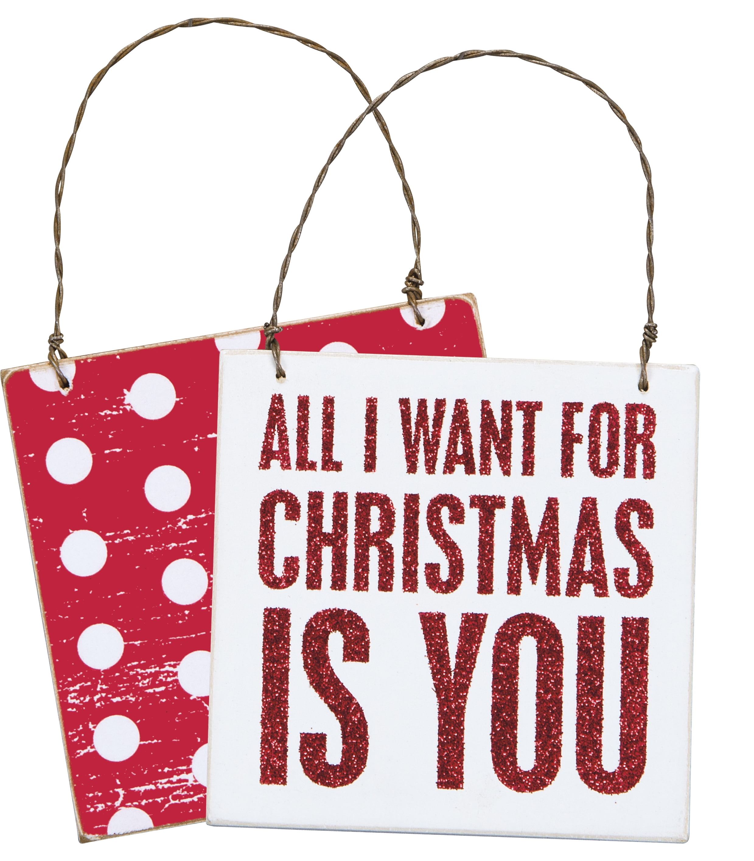Primitives By Kathy Box Sign 3.50 inch Square Plaque - All I Want ...