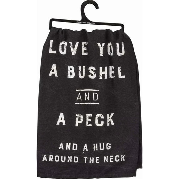 Primitives By Kathy Love You Bushel And A Peck Kitchen Towel - Walmart.com