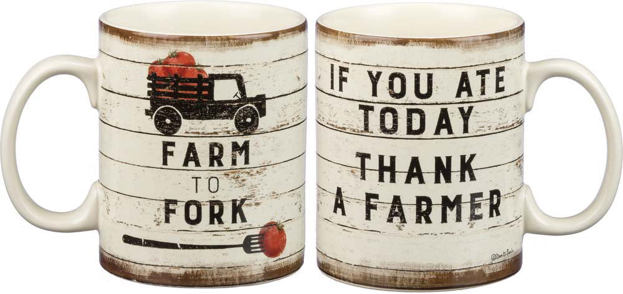 Primitives Coffee Mug -Farm to Fork - Walmart.com