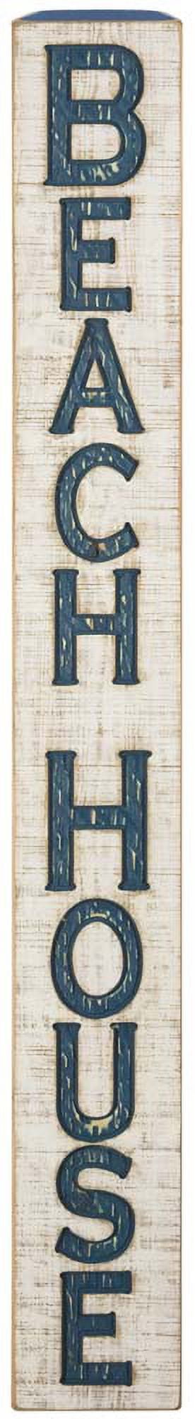 Primitives Jumbo Vertical Beach House Carved Sign - Walmart.com