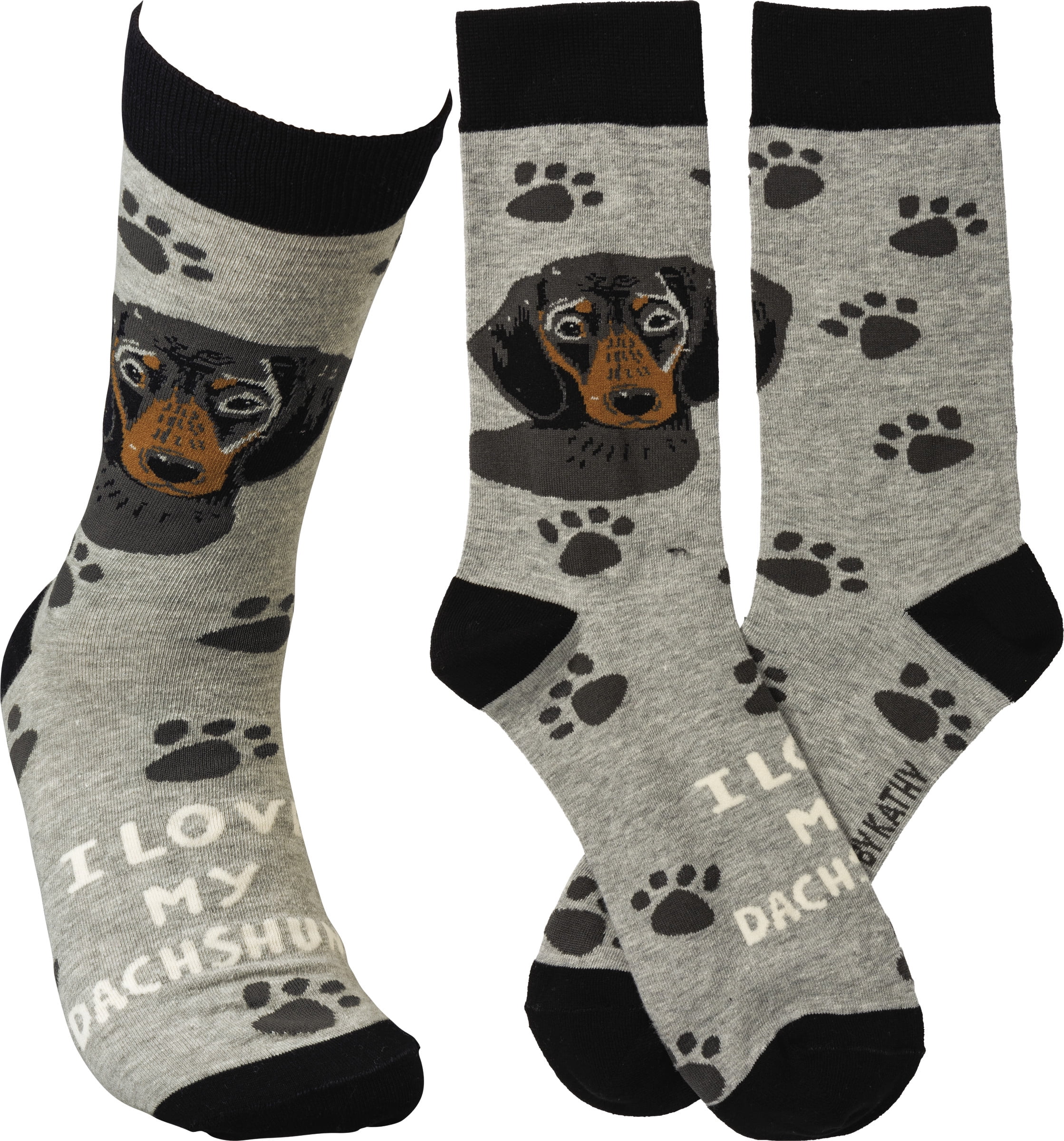 Primitives Socks - I Love My Dachshund - Walmart.com