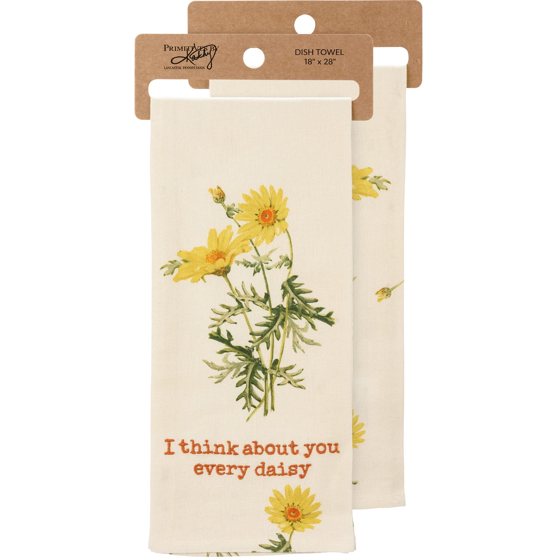 Primitives by Kathy 112003 Kitchen Towel Every Daisy, 28-inch - Walmart.com