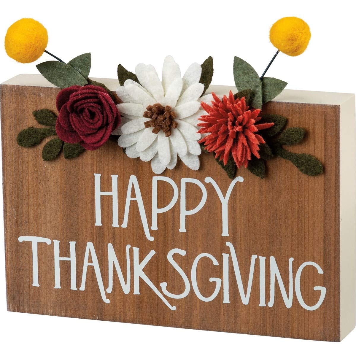 Primitives by Kathy Block Sign - Happy Thanksgiving - Walmart Business ...