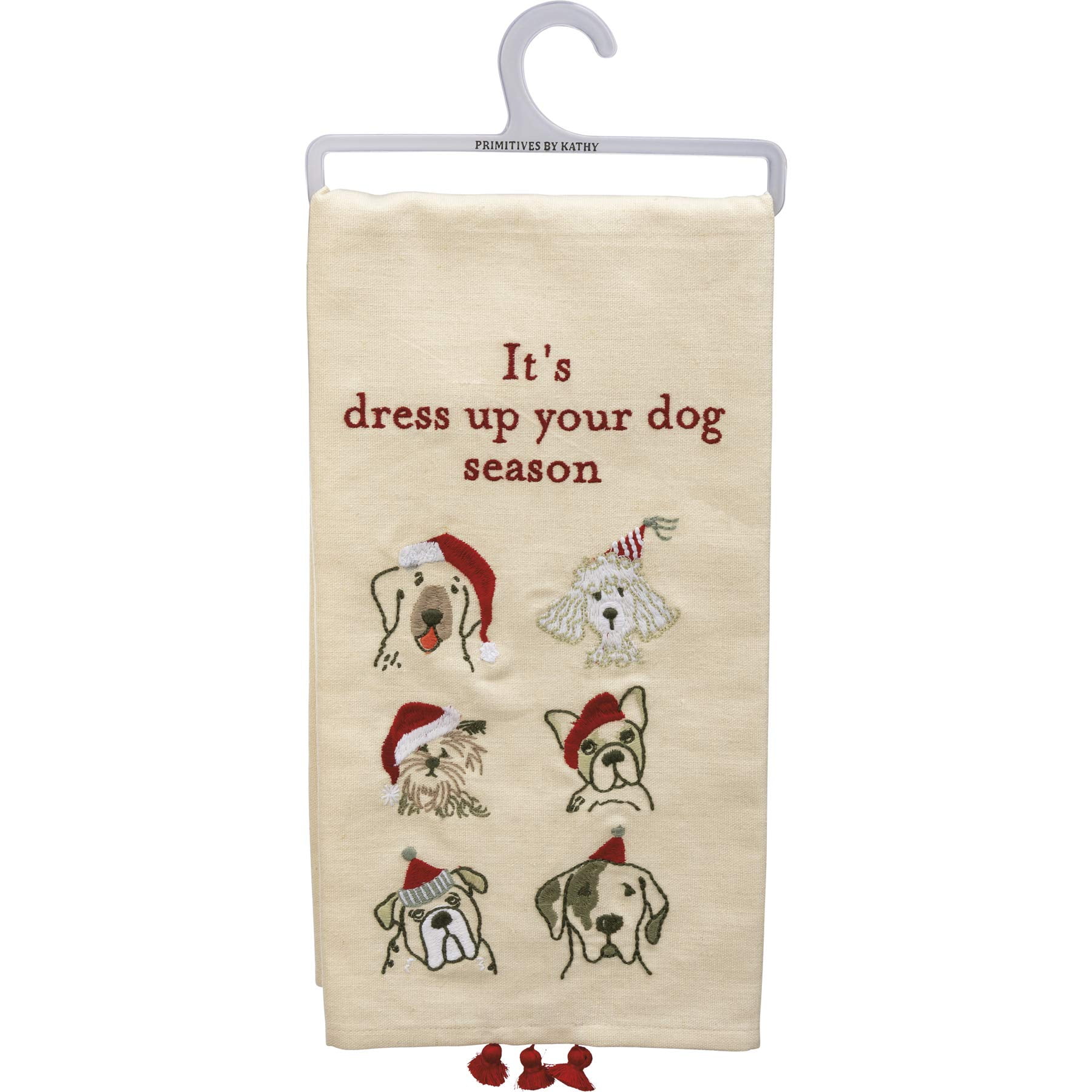 Primitives by Kathy Christmas Decor - Dress Up Your Dogs Santa Hats ...