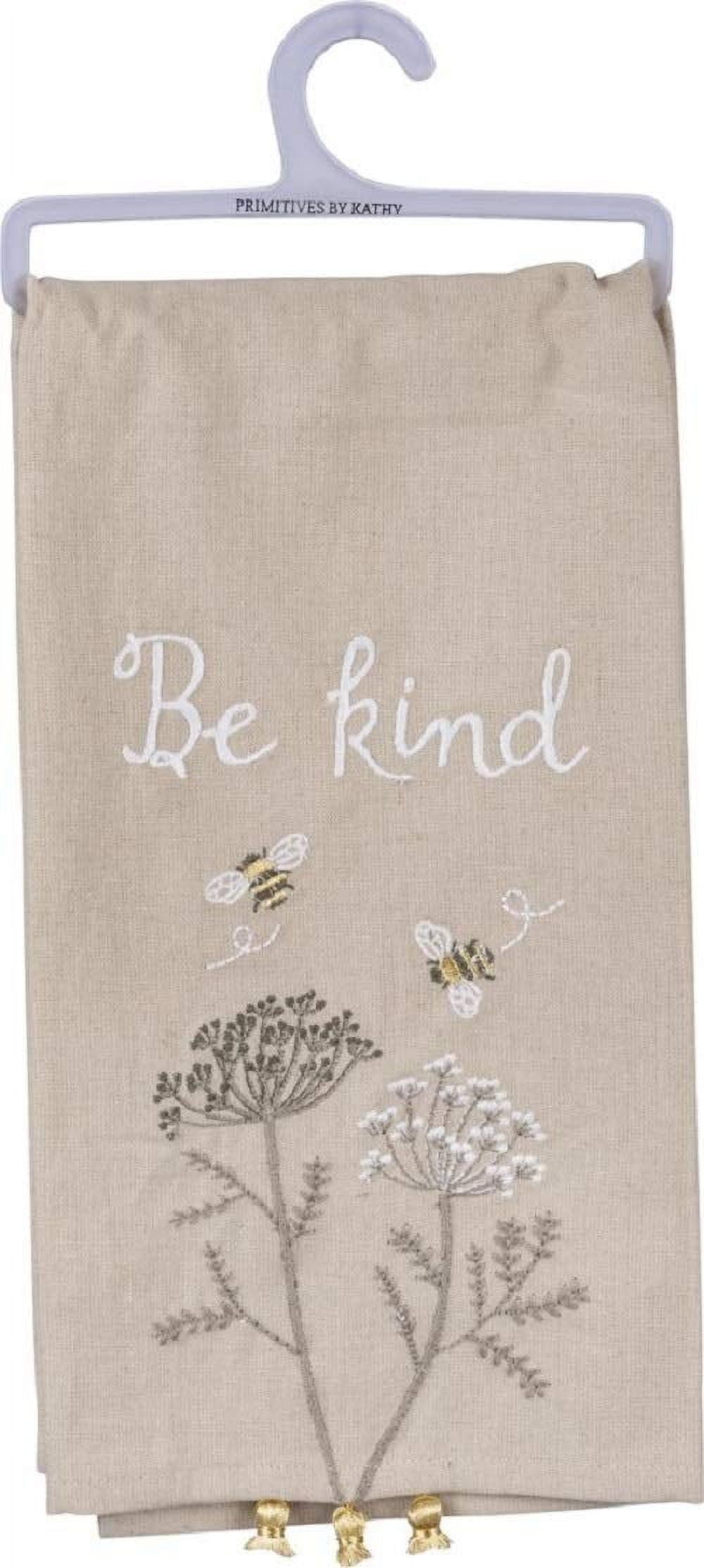 Primitives by Kathy Embroidered Dish Towel, Be Kind - Walmart.com