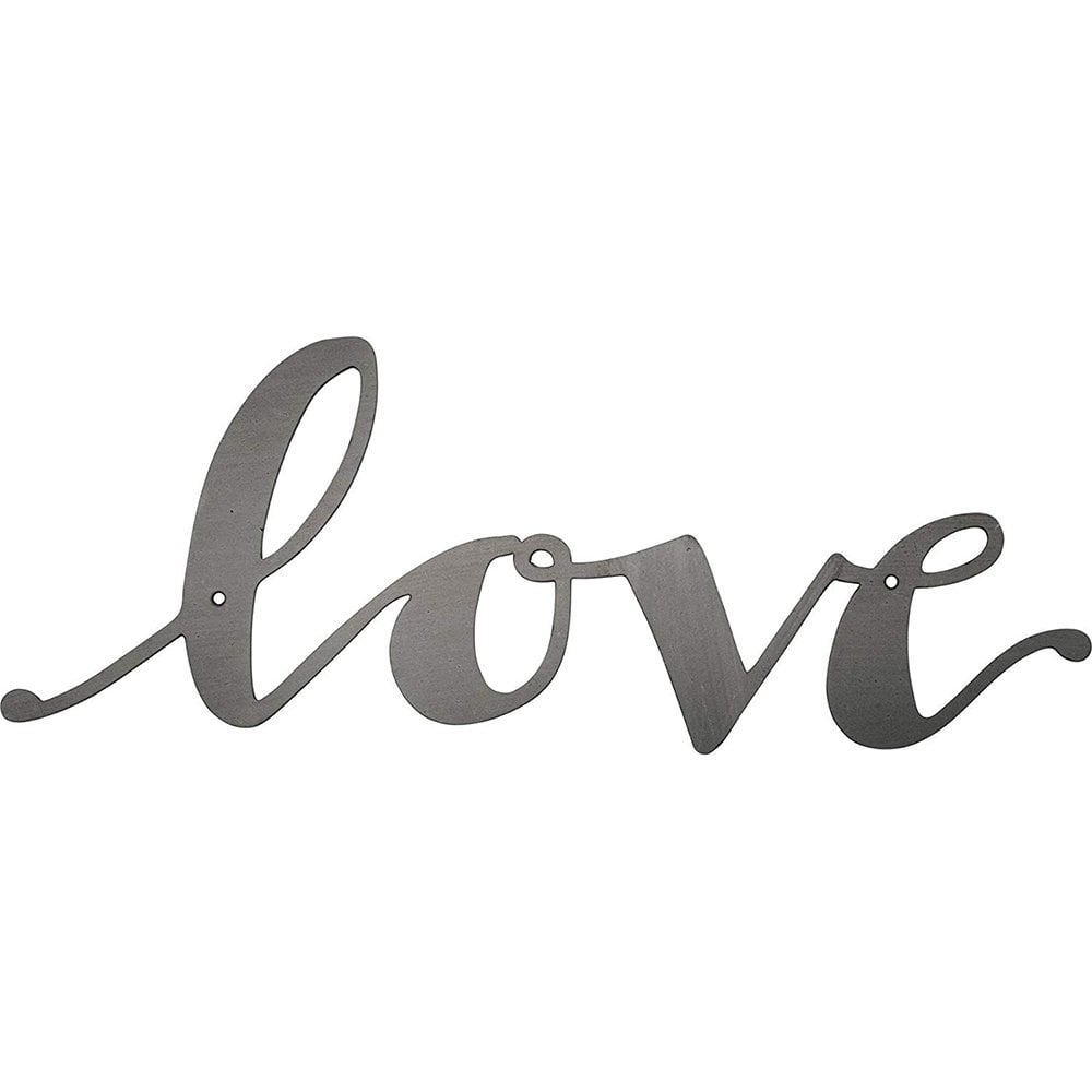 Primitives by Kathy - "Love" Cutout Metal Sign - Walmart.com