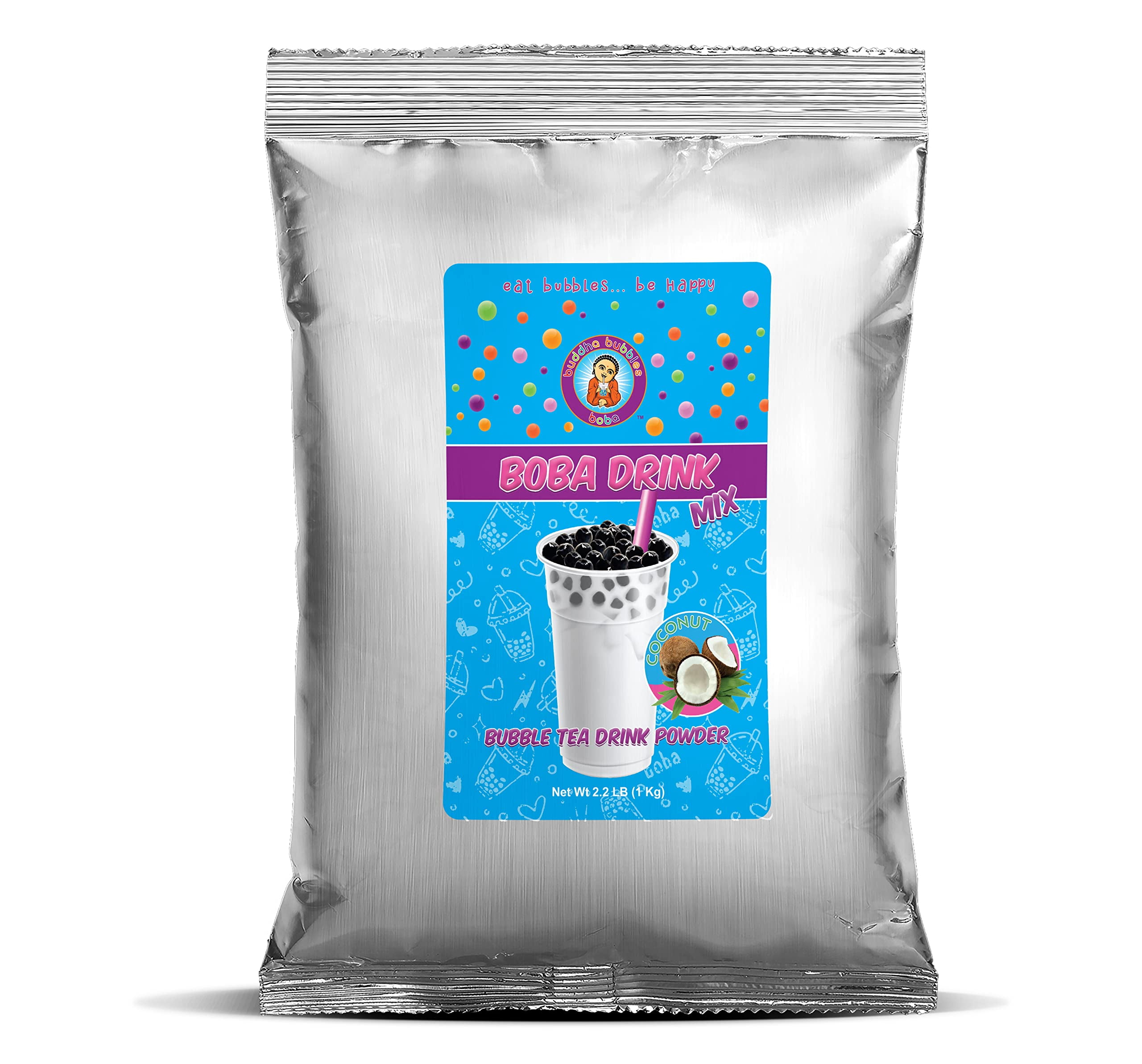 Primium Coconut Boba/Bubble Tea Drink Mix Powder By (2.2 Pounds / 1 Kg ...