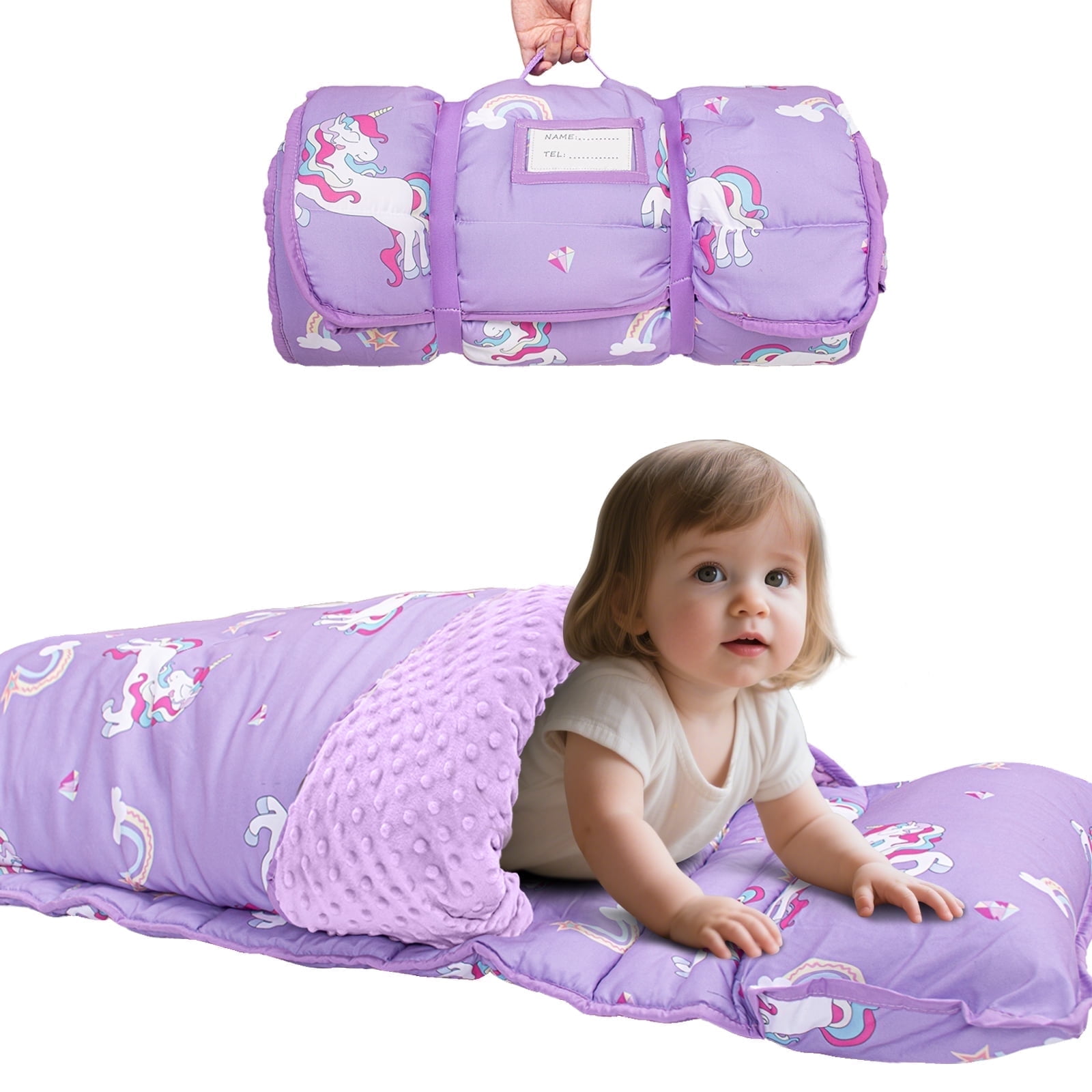 Primlect Nap Mat, 55" x 22" x 3", Thickened Sleeping Bags with ...