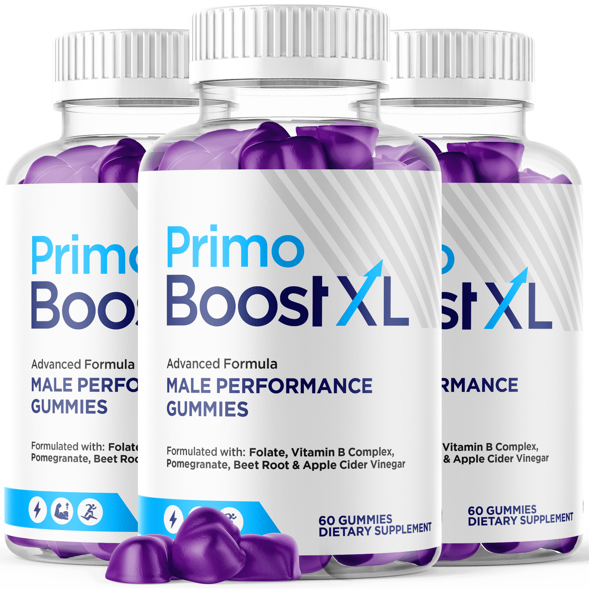 Primo Boost XL Gummies Advanced Formula All Natural Vitamin Supplement ...
