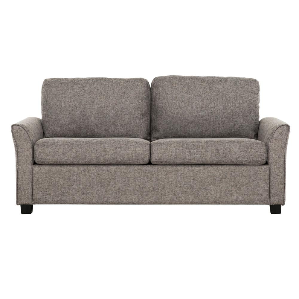 Primo International Zack Dark Grey 73 in. Convertible Full Sleeper Sofa ...
