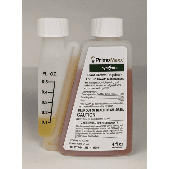 Syngenta Primo Maxx Plant Growth Regulator - 4 fl oz Bottle for Denser ...