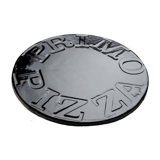 Primo PG00338 15 in. Glazed Ceramic Pizza or BakIng Stone - Oval Extra ...