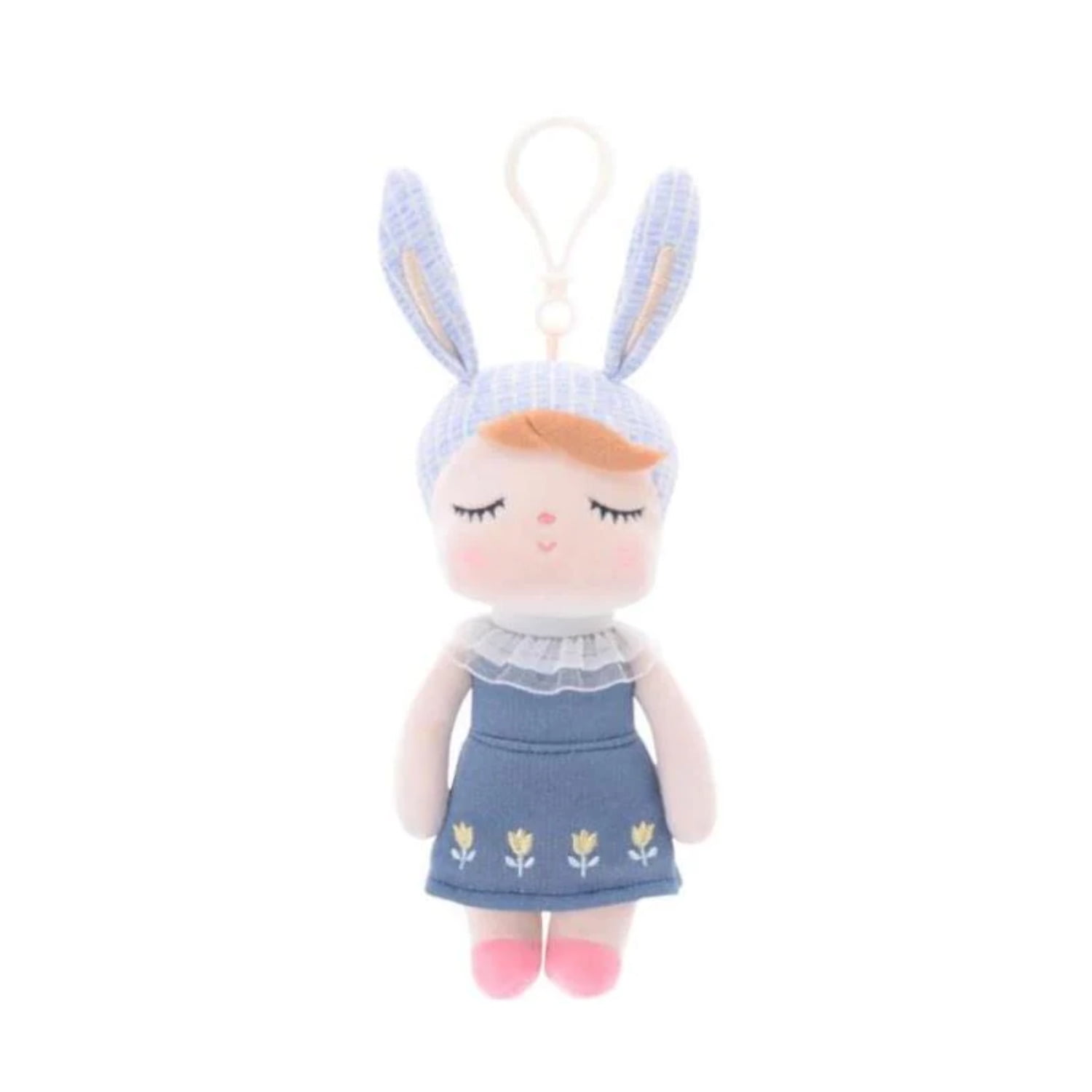 Primo Passi - 7' Metoo Angela Baby Plush Keychain, Blue - Walmart.com