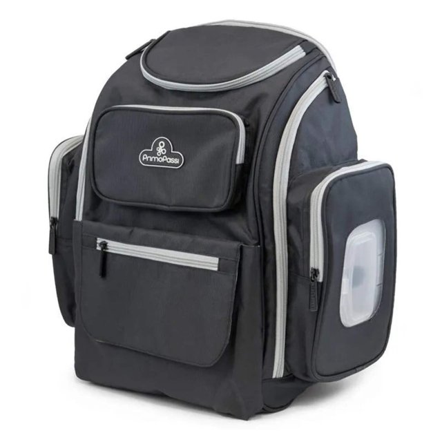Primo Passi Stylish Grey Backpack Diaper Bag with Zipper Pockets for ...