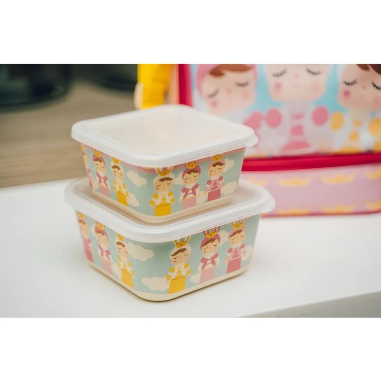 Primo Passi - 3Pk Bamboo Fiber Kids Food Containers Set, Metoo ...