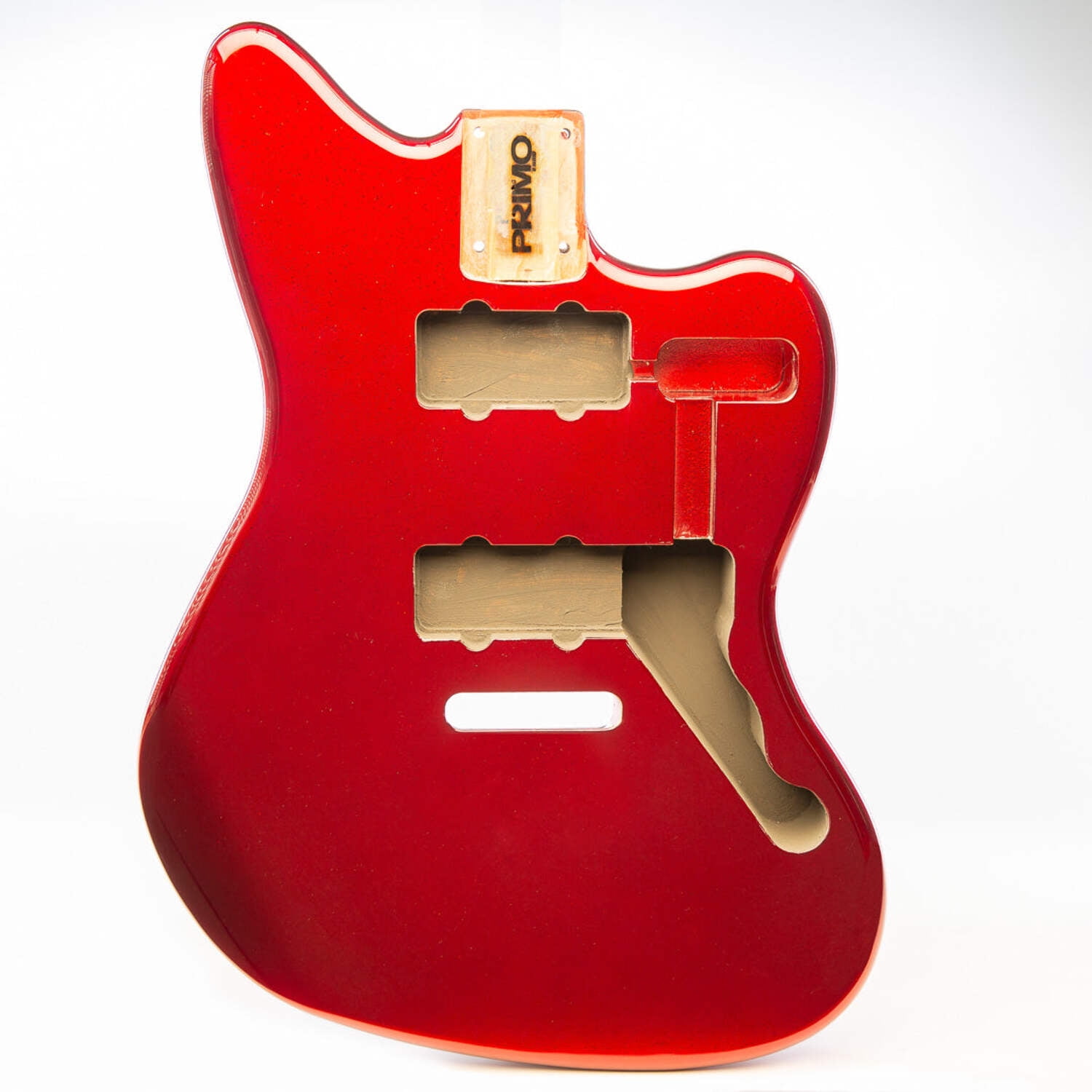 Primo Replacement Jazzmaster Body - Strat Trem - Red Sparkle - Walmart.com