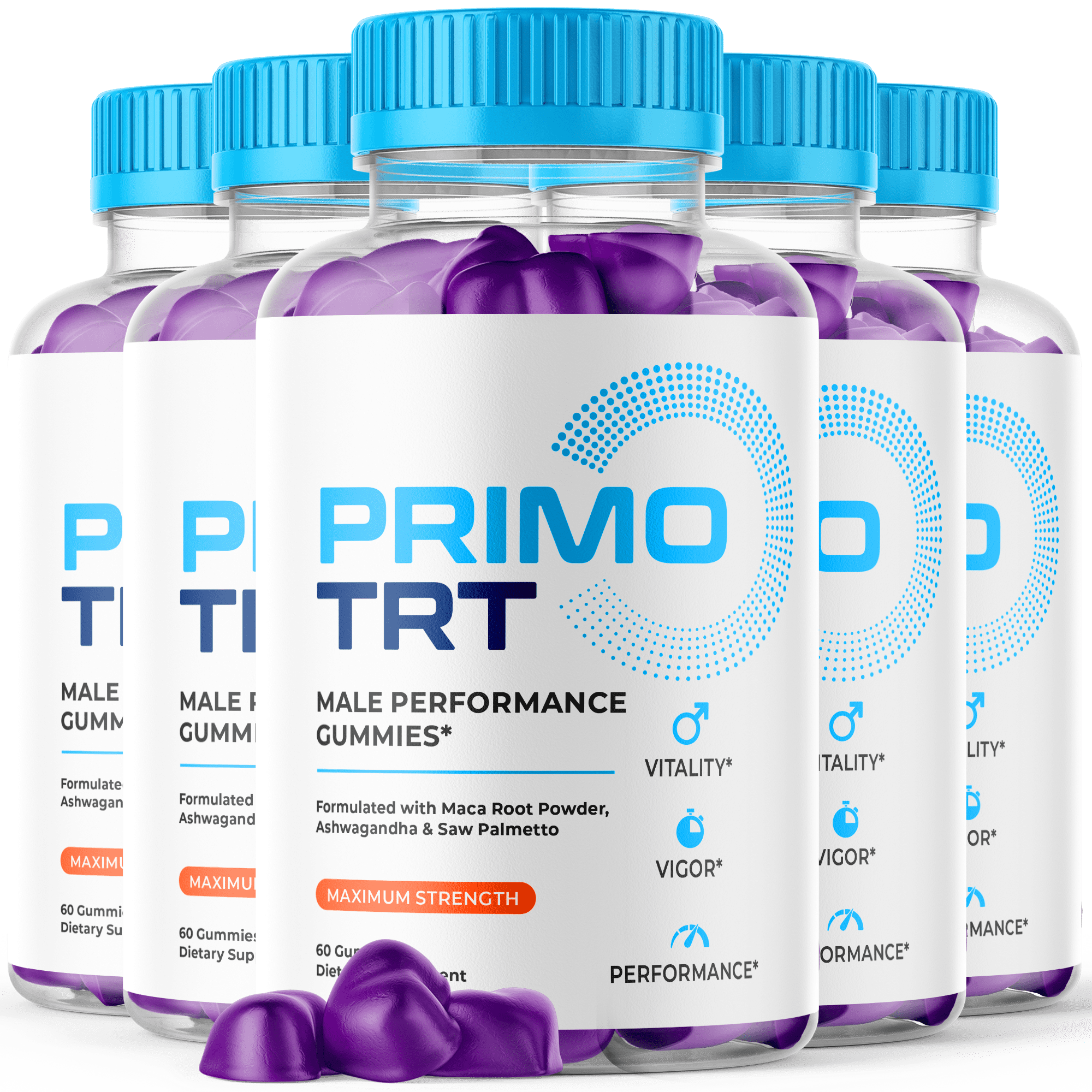 Primo TRT Gummies Advanced Formula Fitness Support Supplement 300 ...