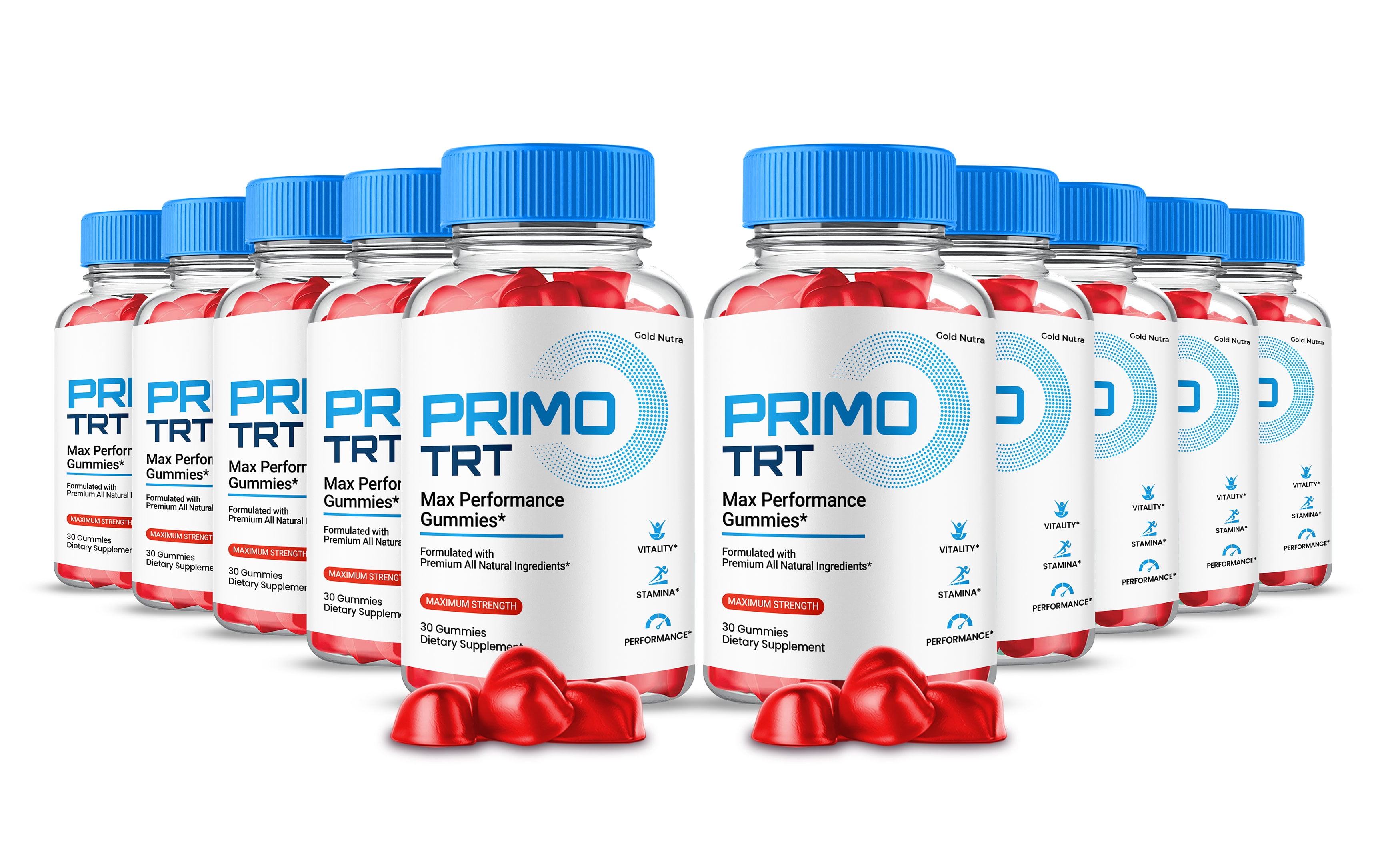 Primo TRT Gummies, Advanced Formula, Prime TRT Supplement All Natural Formula, Maximum Strength ...