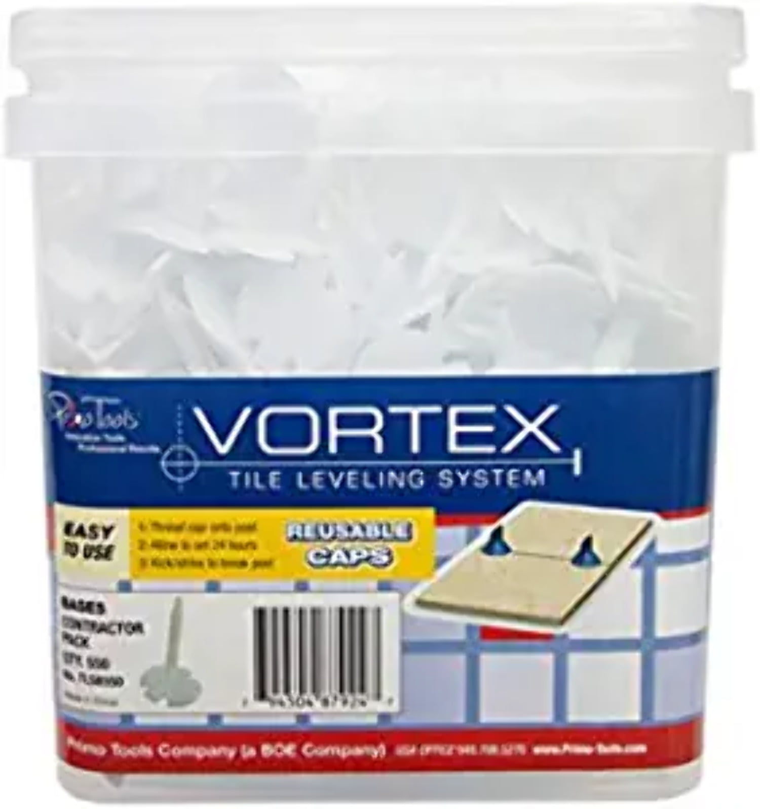 Primo Vortex Tile Leveling Caps 1200 - Walmart.com