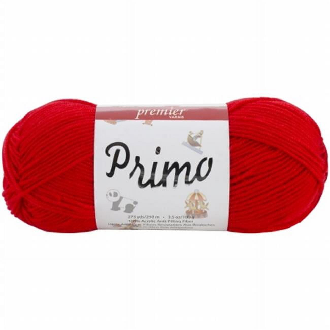 Primo Yarn-Red - Walmart.com