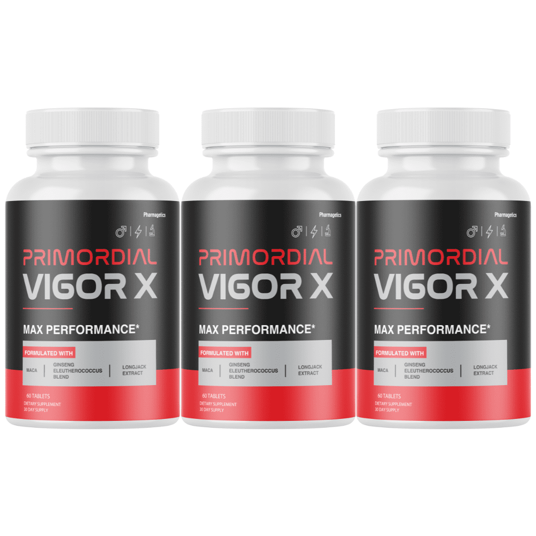 Primordial Vigor X Daily Support for Overall Health and Strength - 3 ...