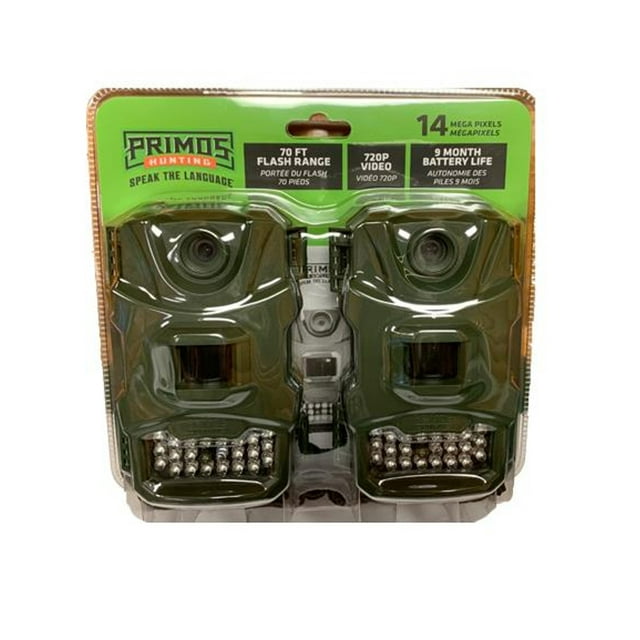 Primos 119220CT2 Green 14mp Photo 720P Video Trail Cameras (2 Pack ...