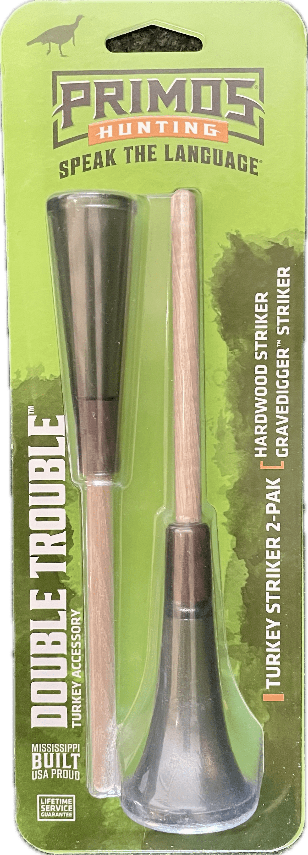 Primos Double Trouble Striker Pak - Hardwood Turkey Call - Walmart.com
