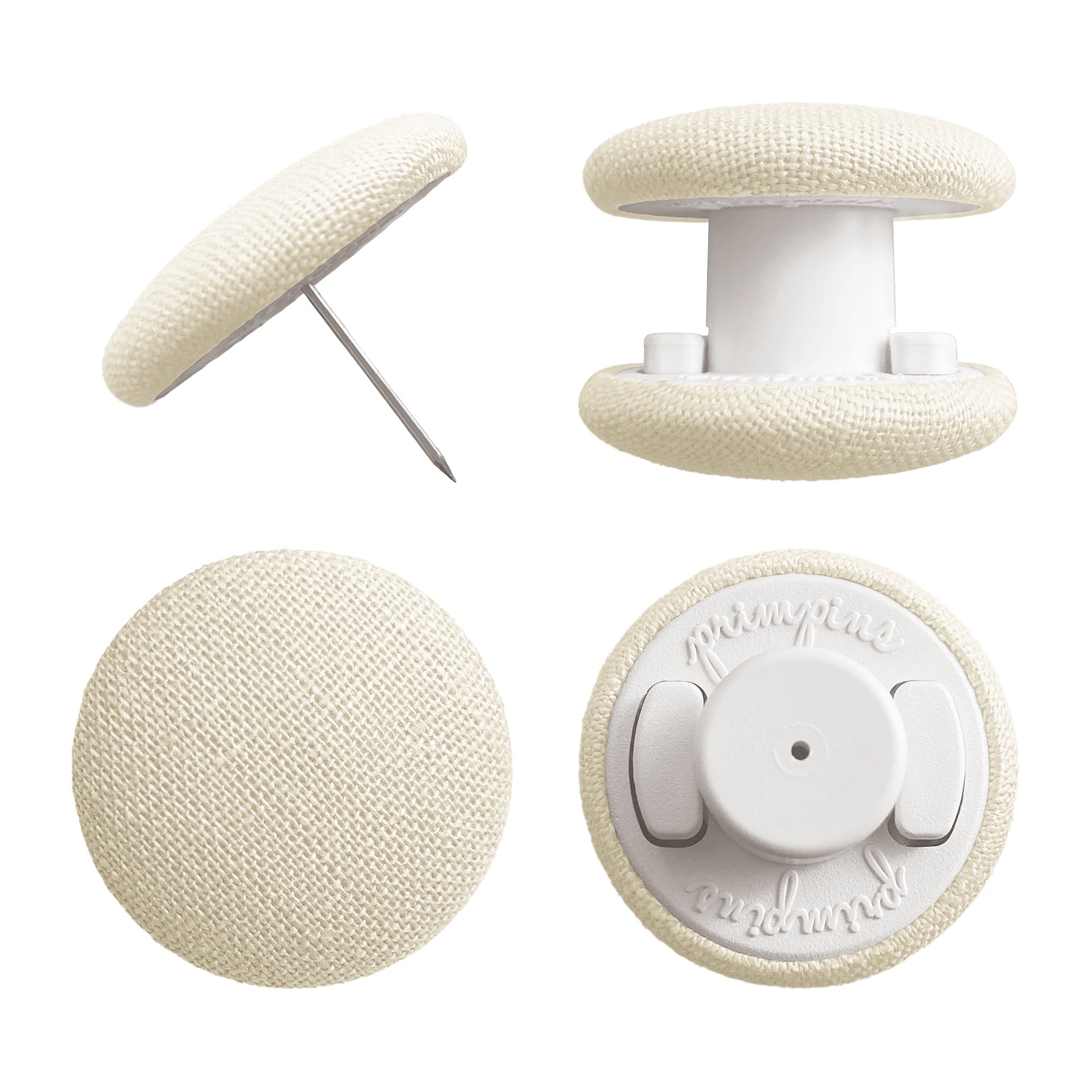 Primpins Duvet Clips - Classic Linen - Double Sided Pin Fasteners (Set ...