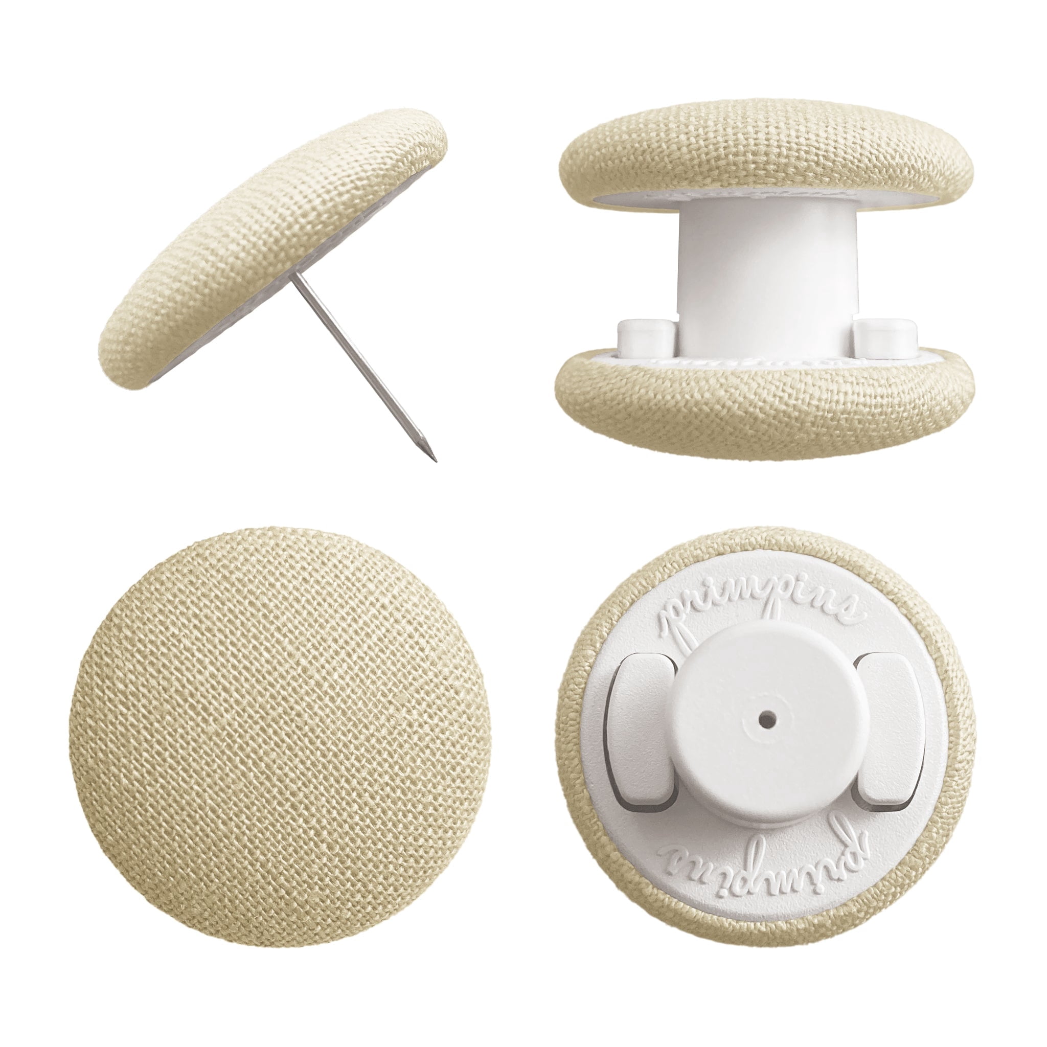 Primpins Duvet Clips - Classic Linen - Double Sided Pin Fasteners (Set ...