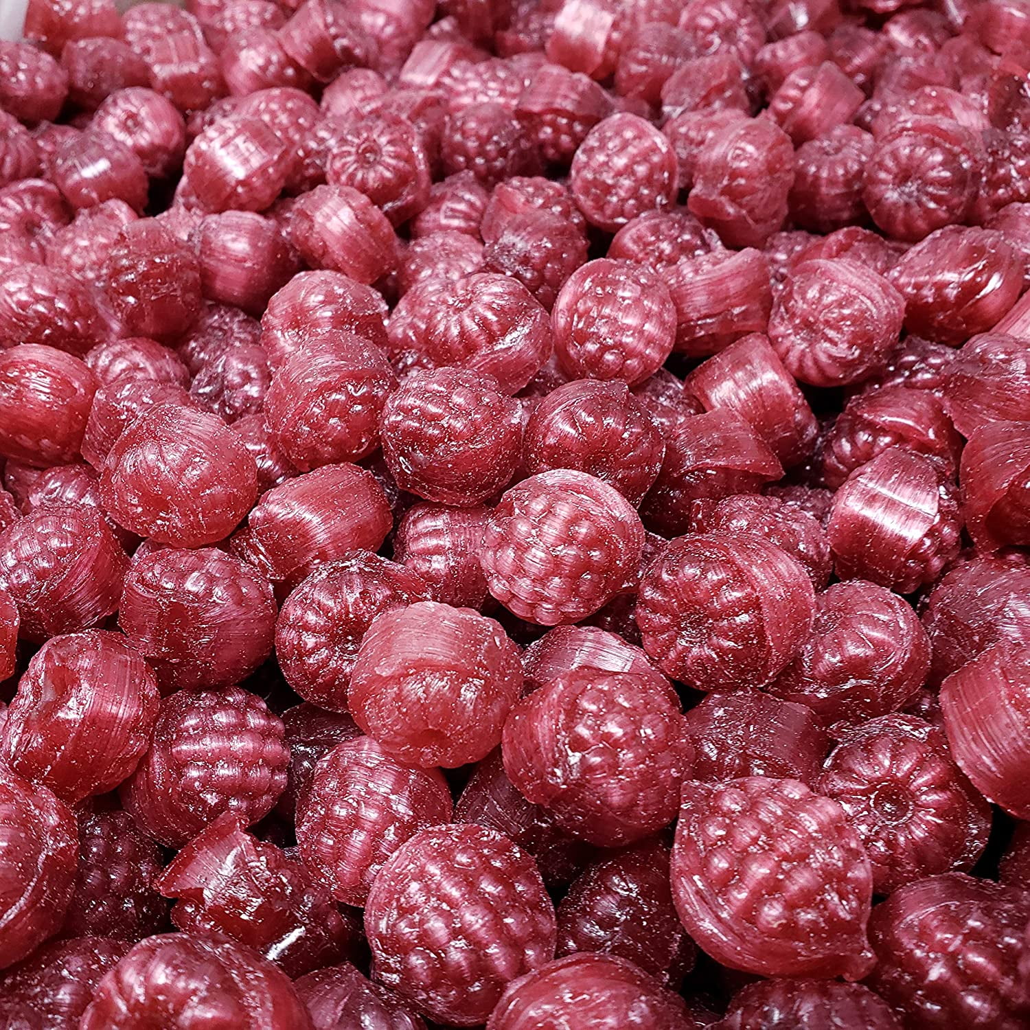 Primrose Red Raspberry Filled Hard Candy 1 Lb - Approx 100 Pcs ...