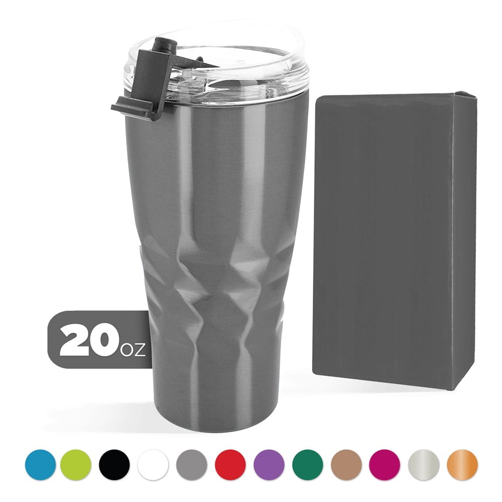 Primula Thermal Stainless Steel Tumbler, 20 oz, Gun Metal, Hot and Cold ...
