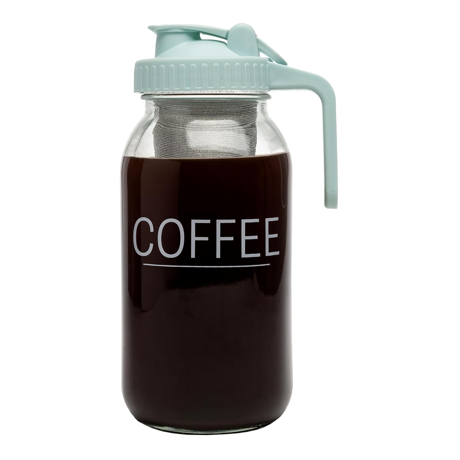 Primula Mason Jar Cold Brew Iced Coffee Maker with Stainless Steel ...