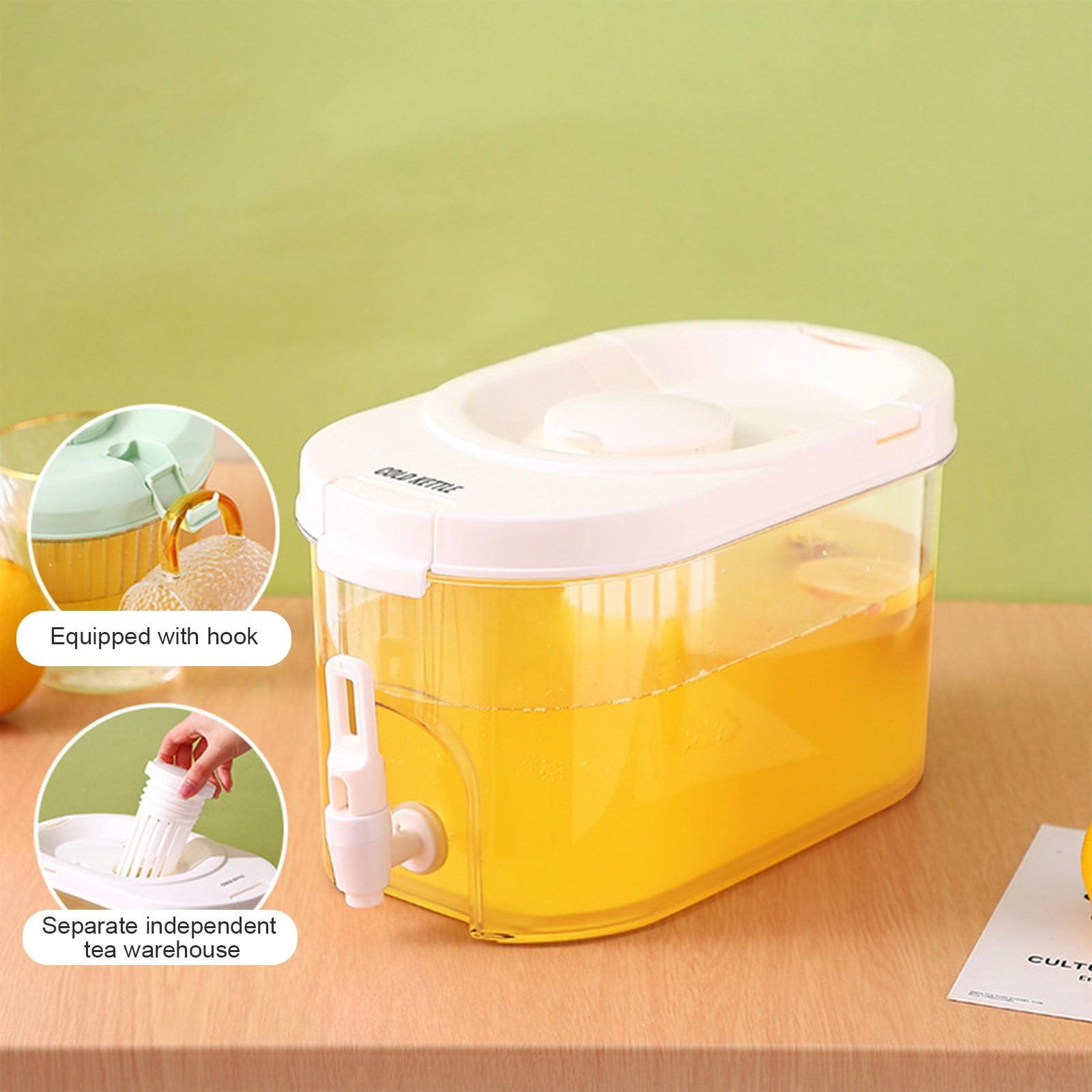 Primula The Big Iced Tea Maker Tritan Plastic Infusion Beverage Pitcher ...