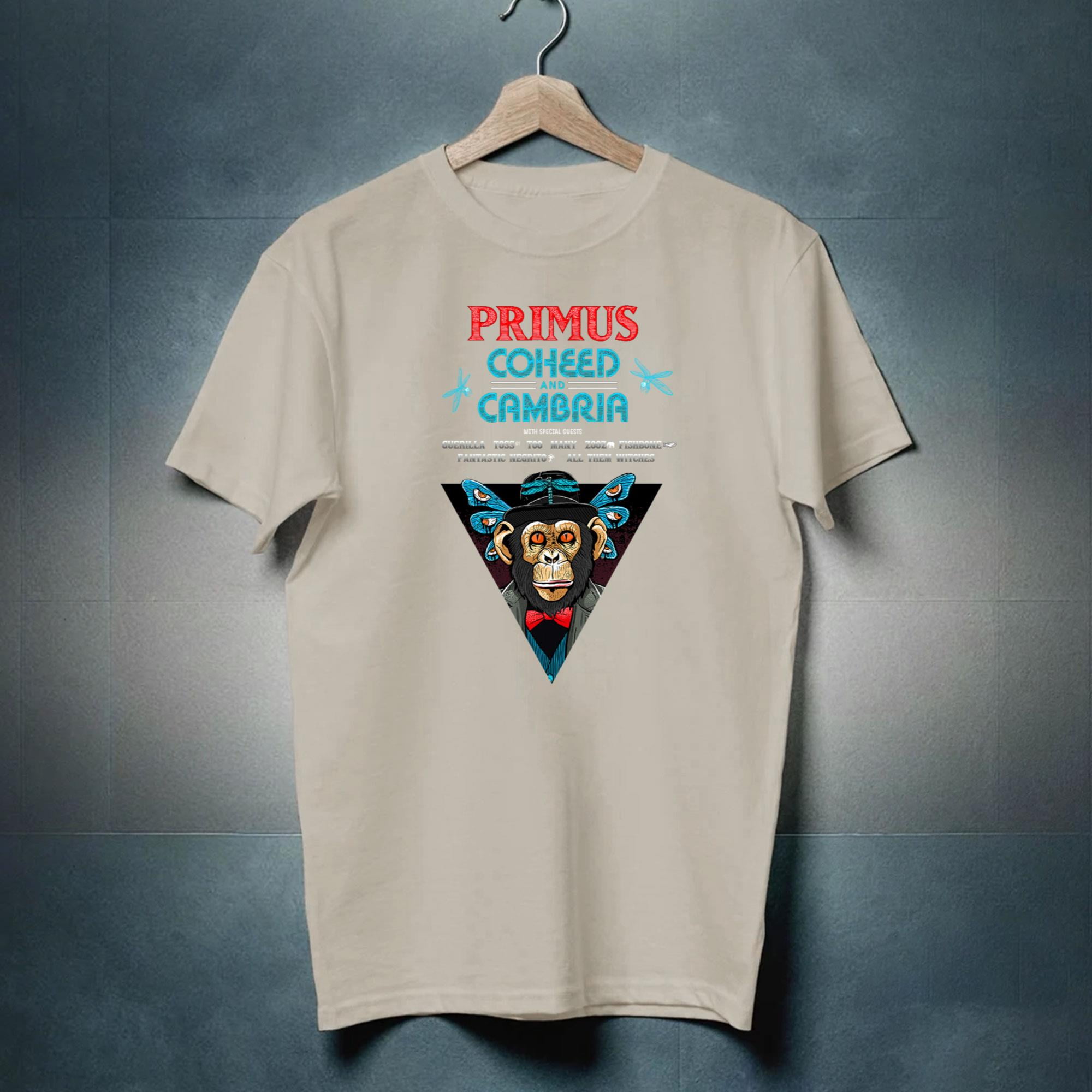 Primus and Coheed and Cambria - Summer 2024 US Tour Shirt, Primus Fan ...