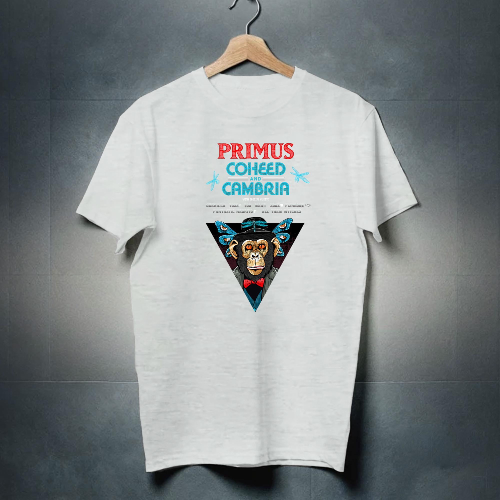 Primus and Coheed and Cambria - Summer 2024 US Tour Shirt, Primus Fan ...