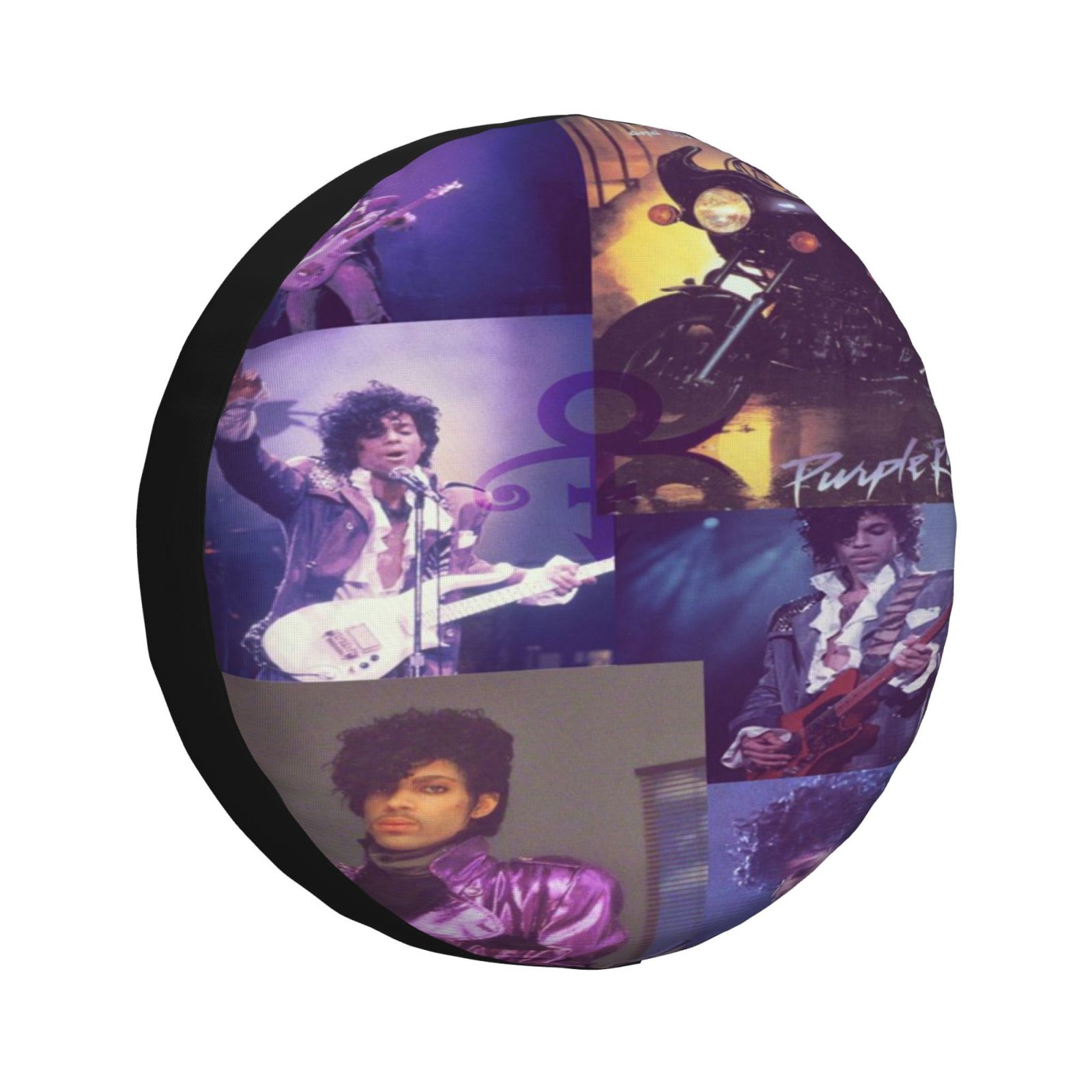 Prin-ce Purple Ra-iN Tire Cover Cartoon Weatherproof Universal Wheel ...