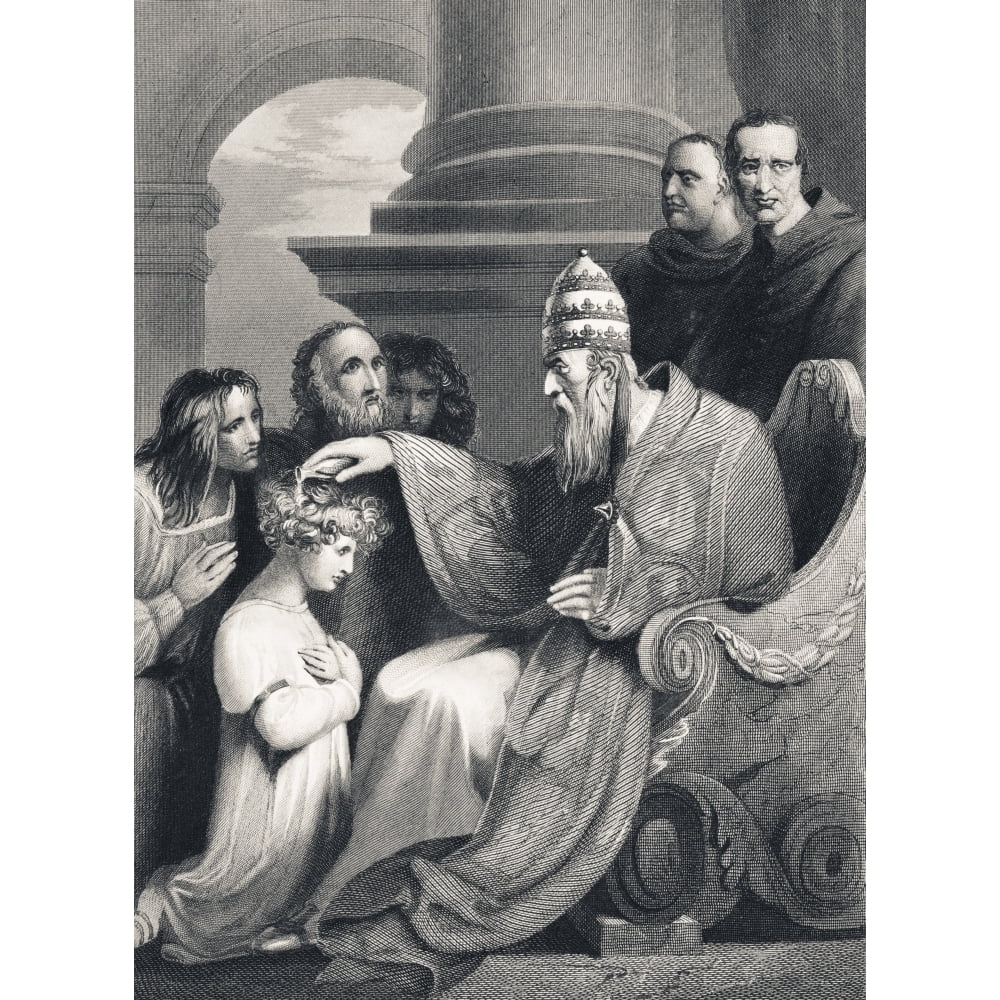 Prince Alfred Later Alfred The Great Before Pope Leo Iv From The ...