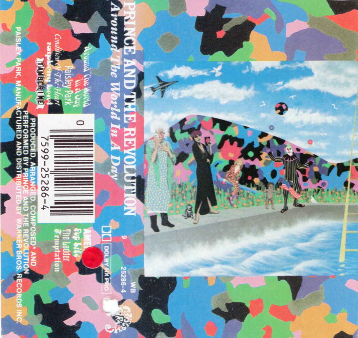 Prince And The Revolution ‎– Around The World In A Day (Cassette ...