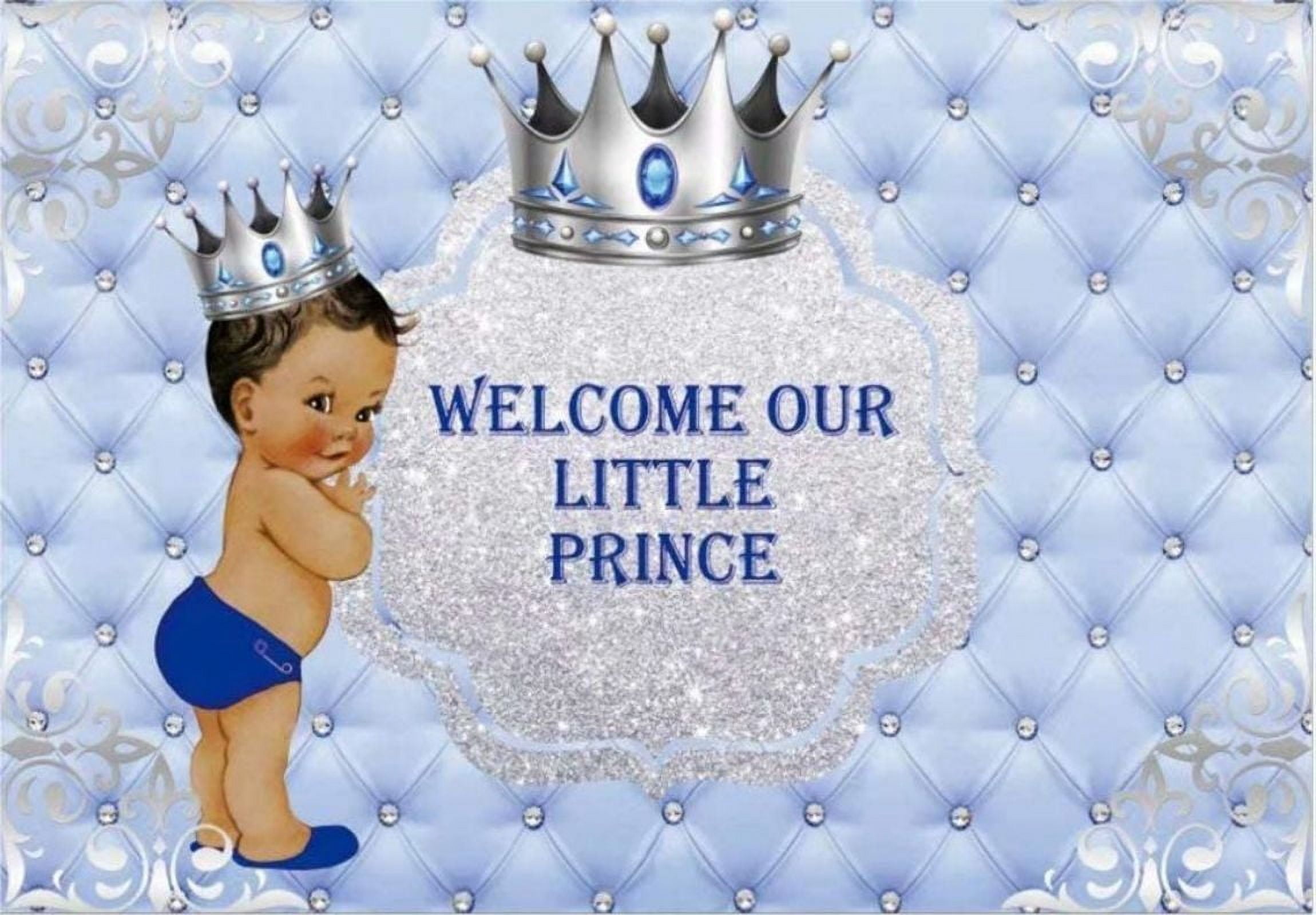 Prince Background Photo Little Photography Backdrops Royal Baby Shower ...