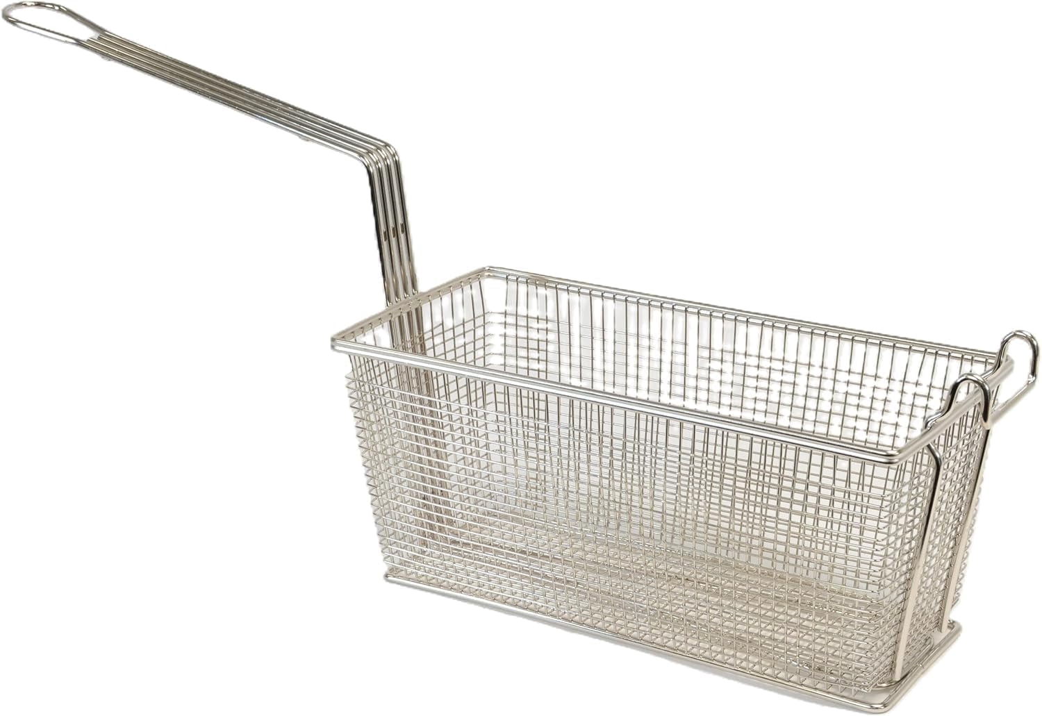 Prince Castle 13.25" x 6.5" x 5.81" Wire Mesh Long Handle Fry Basket ...