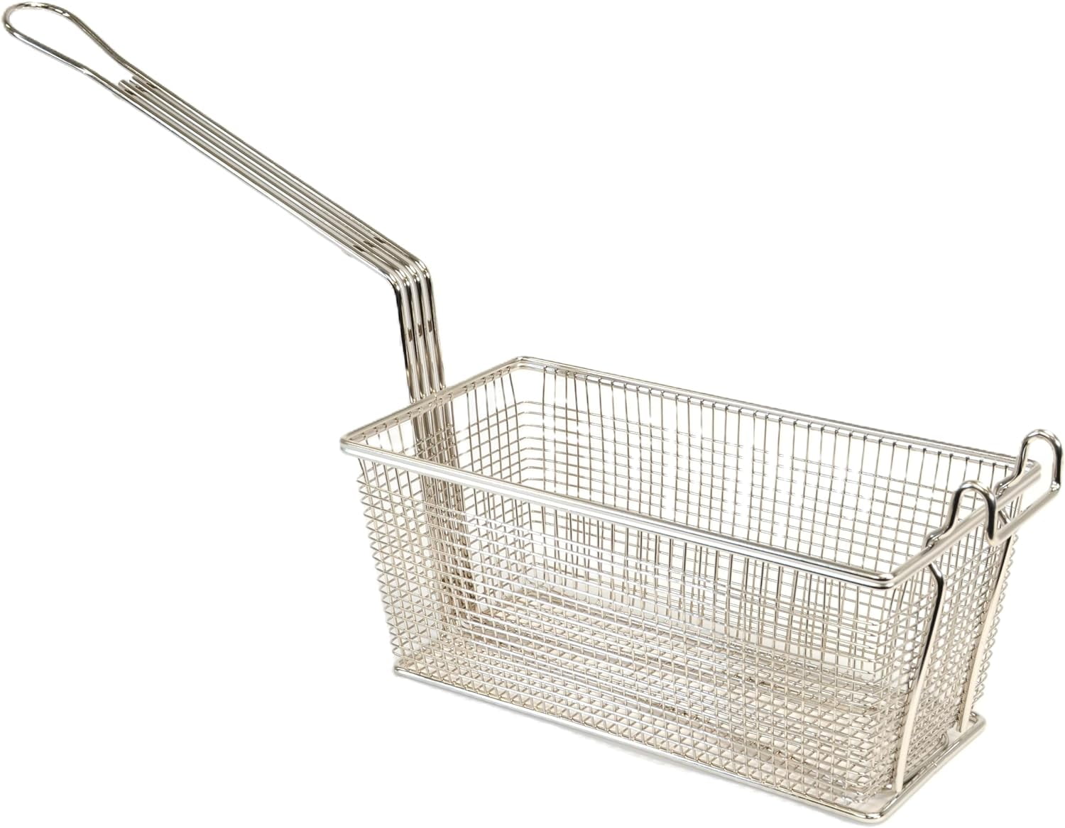 Prince Castle Fry Basket (12.14" X 6.31" X 5.31") - Wire Mesh with Long ...