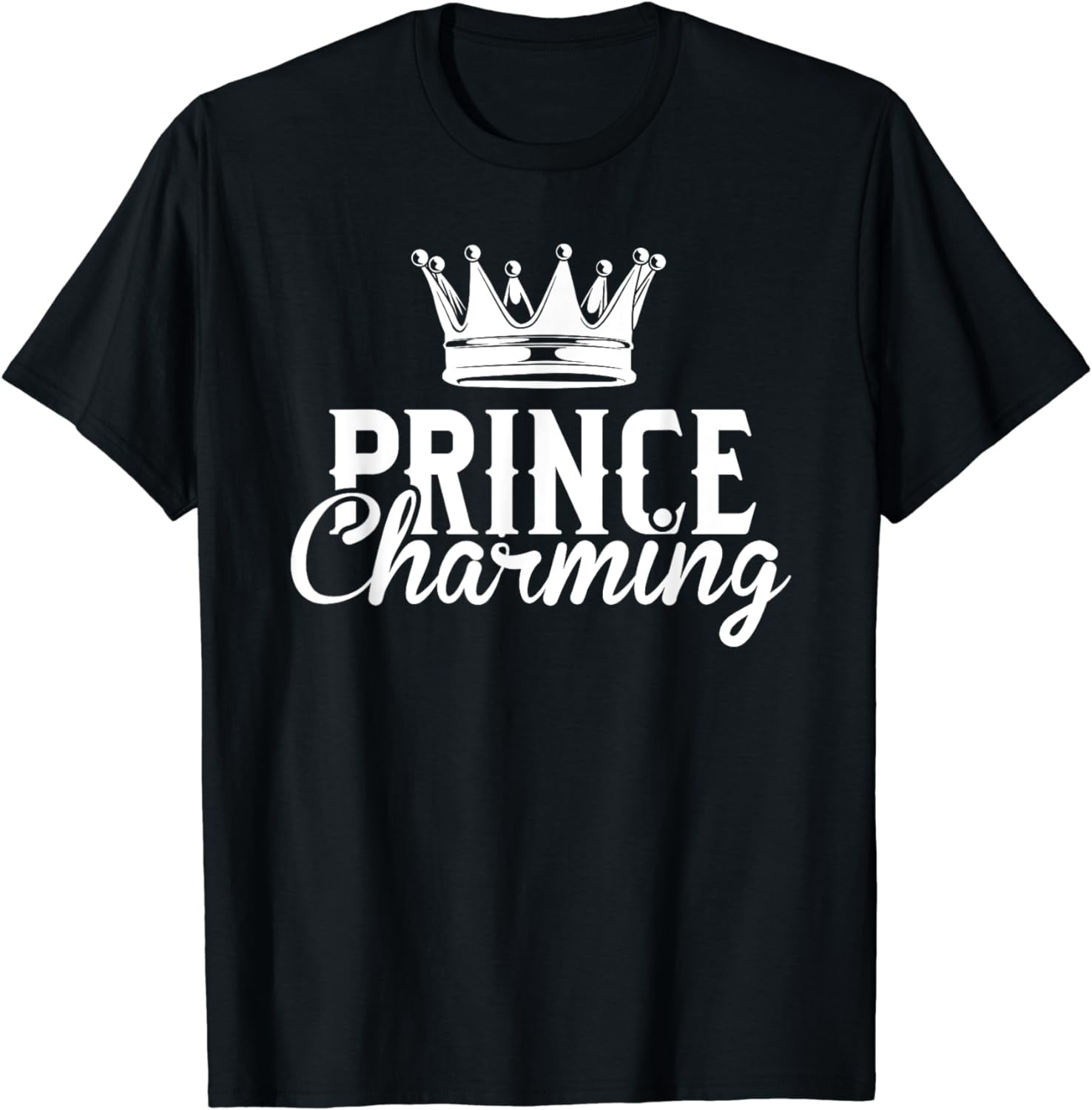 Prince Charming Funny Fairy Tale Halloween Lazy Costume T-Shirt ...