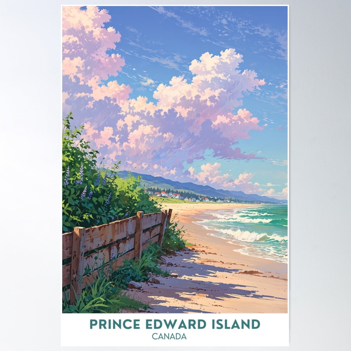 Prince Edward Island, Canada Poster Wall Art, Modern Wall Decor For ...