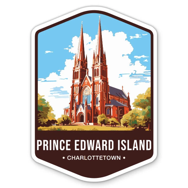 Prince Edward Island Canada Travel Sticker Phone Decal Water Bottle ...