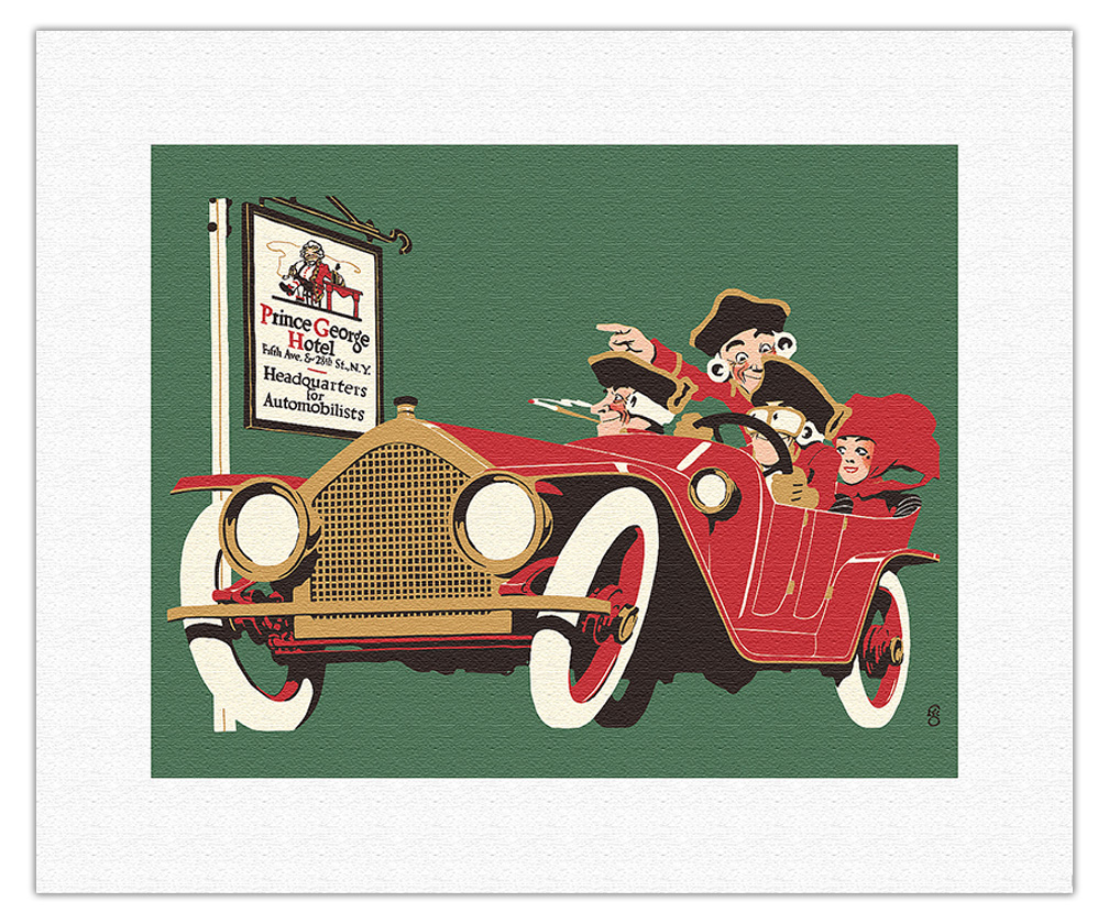 Prince George Hotel New York - Headquarters for Automobilists - Vintage ...